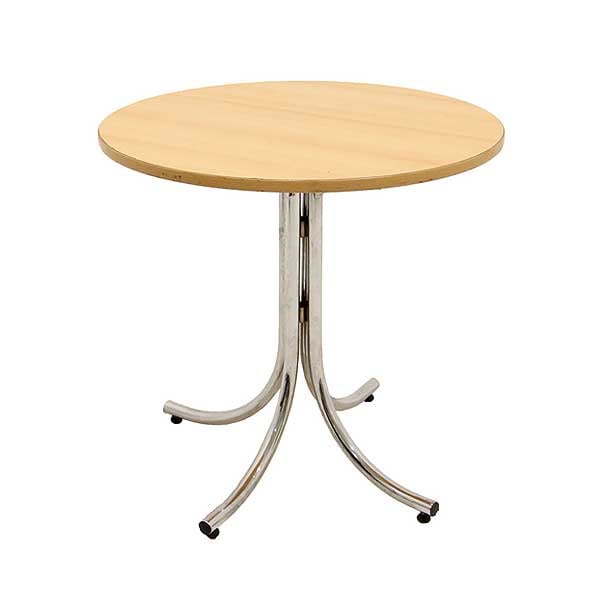 Round Beech Folding Cafe Table Hire - With Quality You Need!